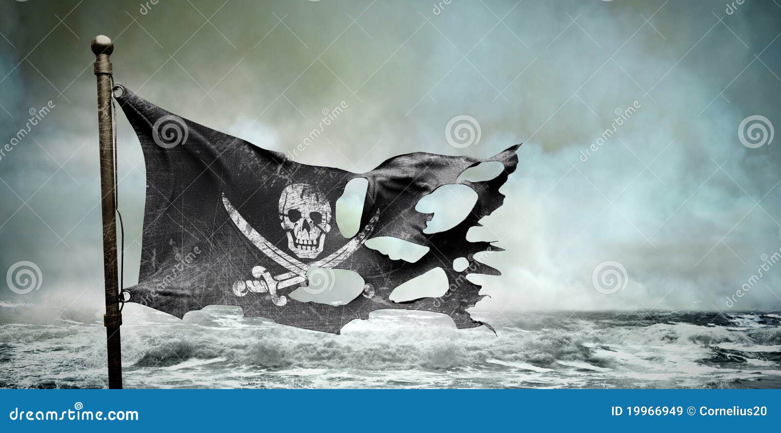 Ripped Torn Flag Royalty-Free Stock Photography | CartoonDealer.com ...