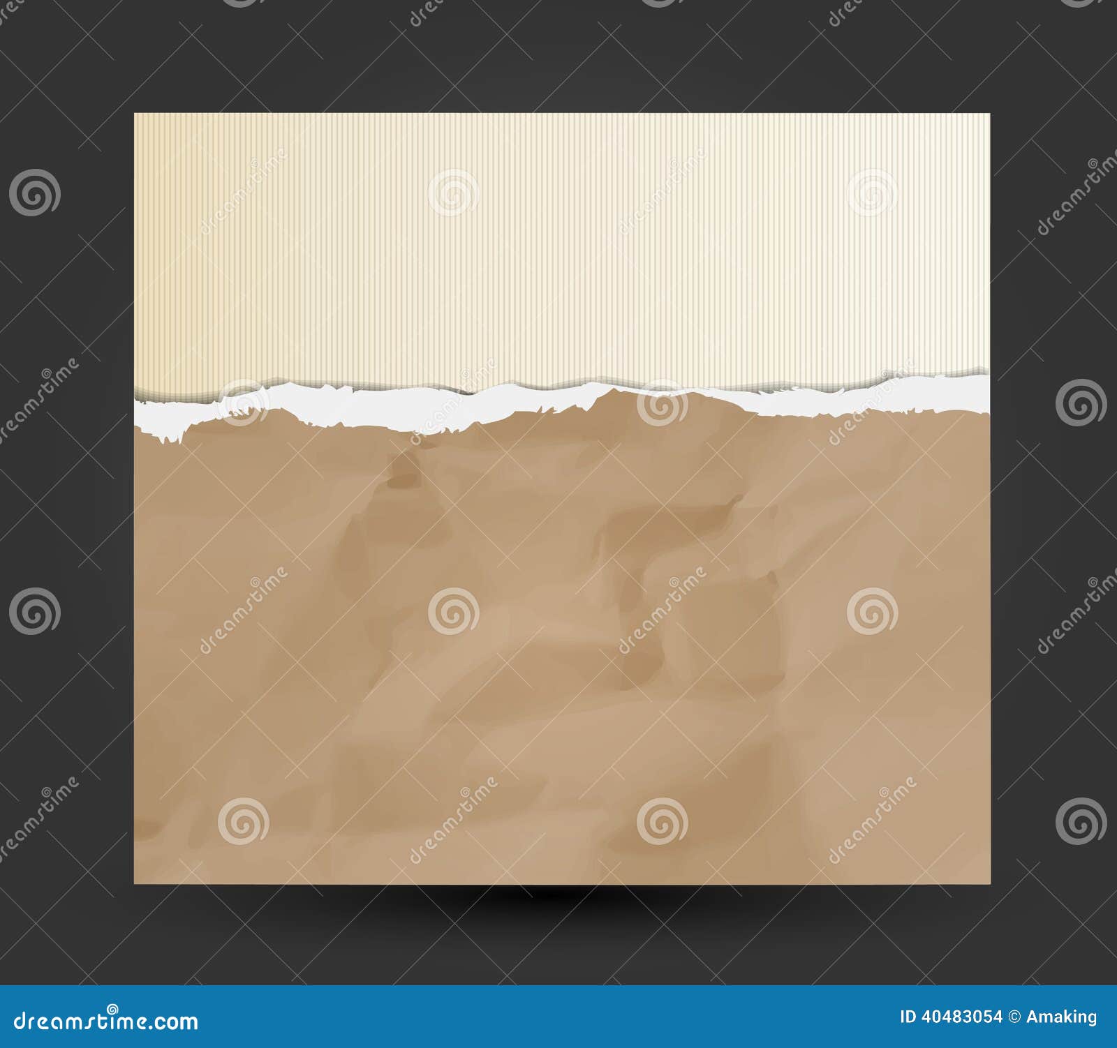 Ripped Vintage Paper Pages For Notes And To Do List Vector Illustration ...