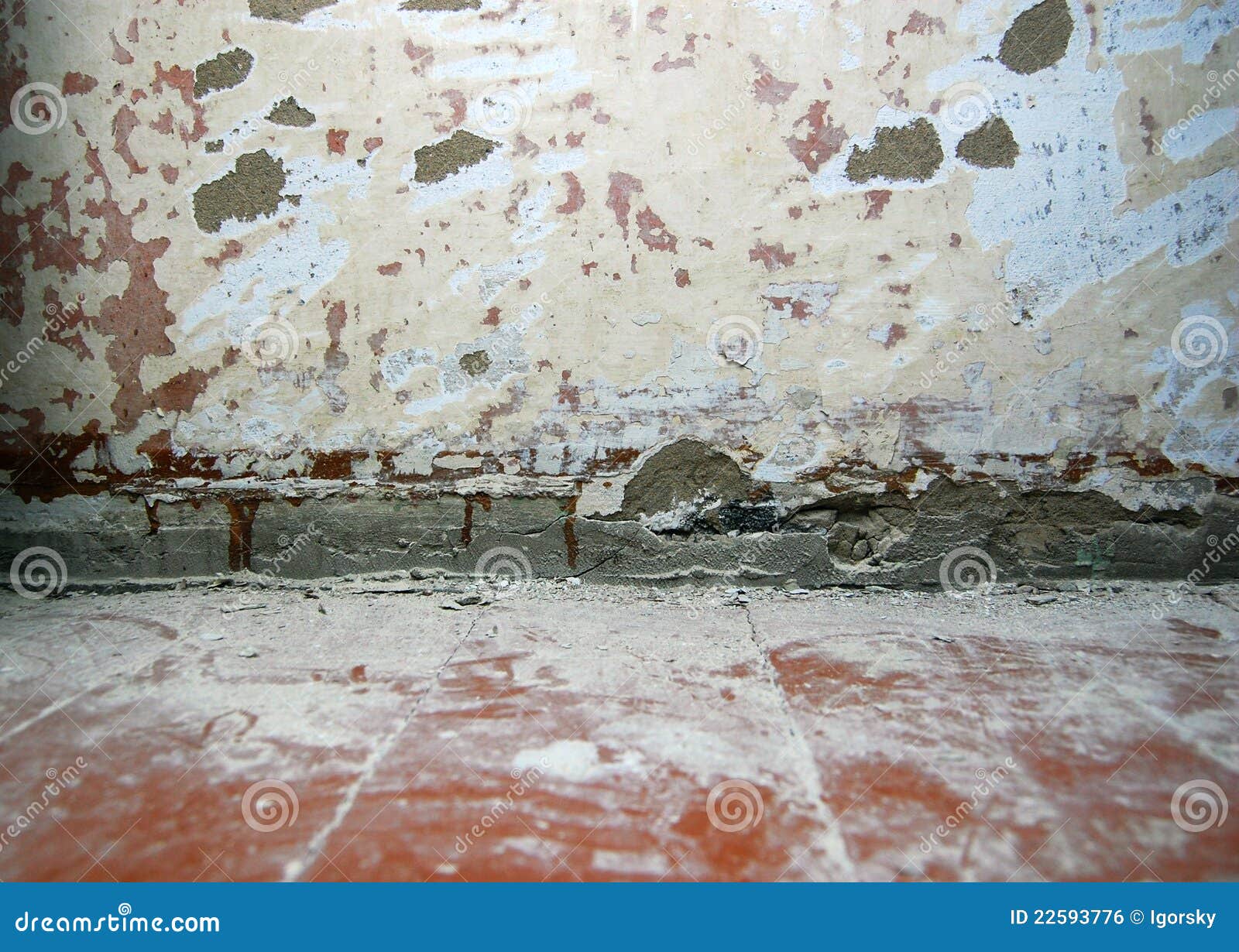 Ripped Wall before Renovation Stock Photo - Image of ripped, floor ...