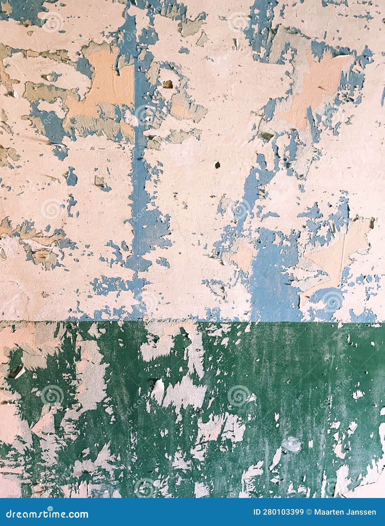 Torn wallpaper stock image. Image of renovation, ripped - 280103399