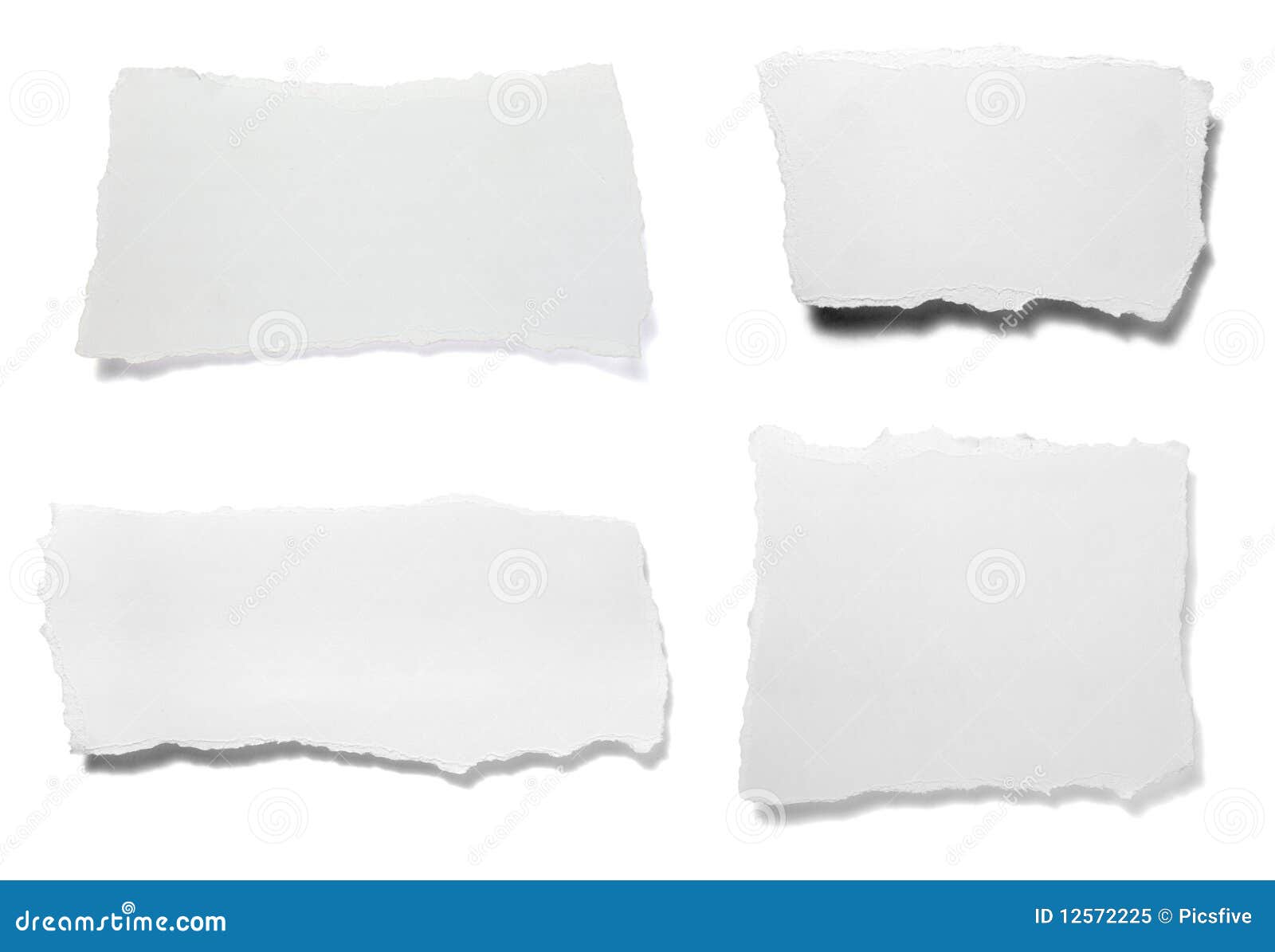 Ripped White Paper Royalty-Free Stock Image | CartoonDealer.com #1027744