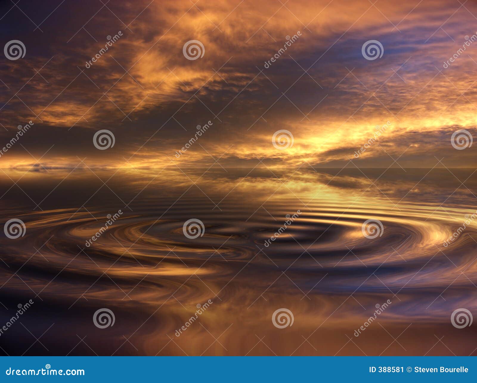 Ripple stock illustration. Illustration of ripple, reflection - 388581