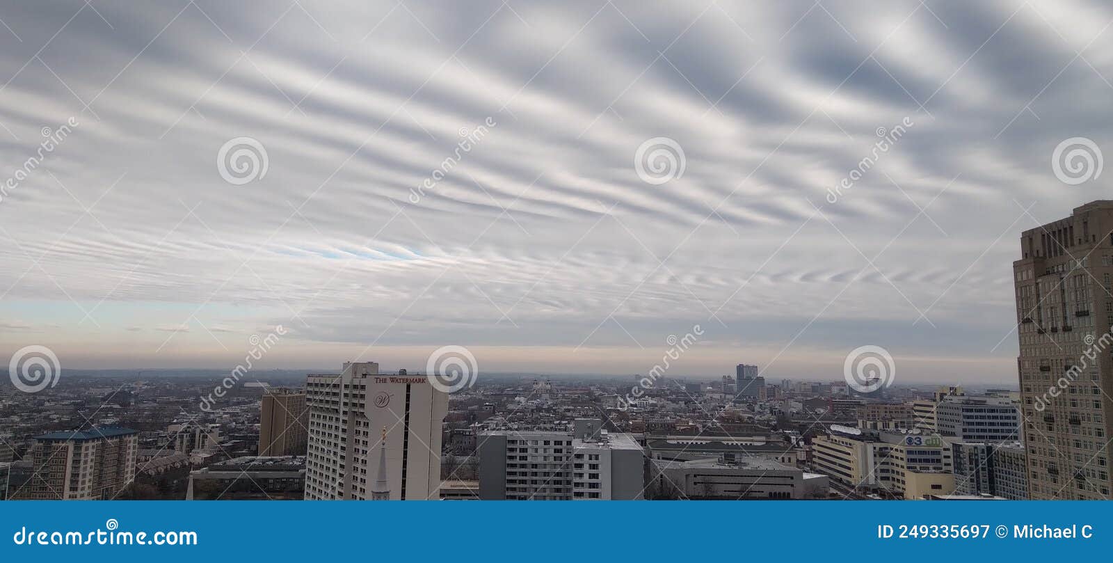Ripple Clouds in the Sky Philadelphia Editorial Photography - Image of ...