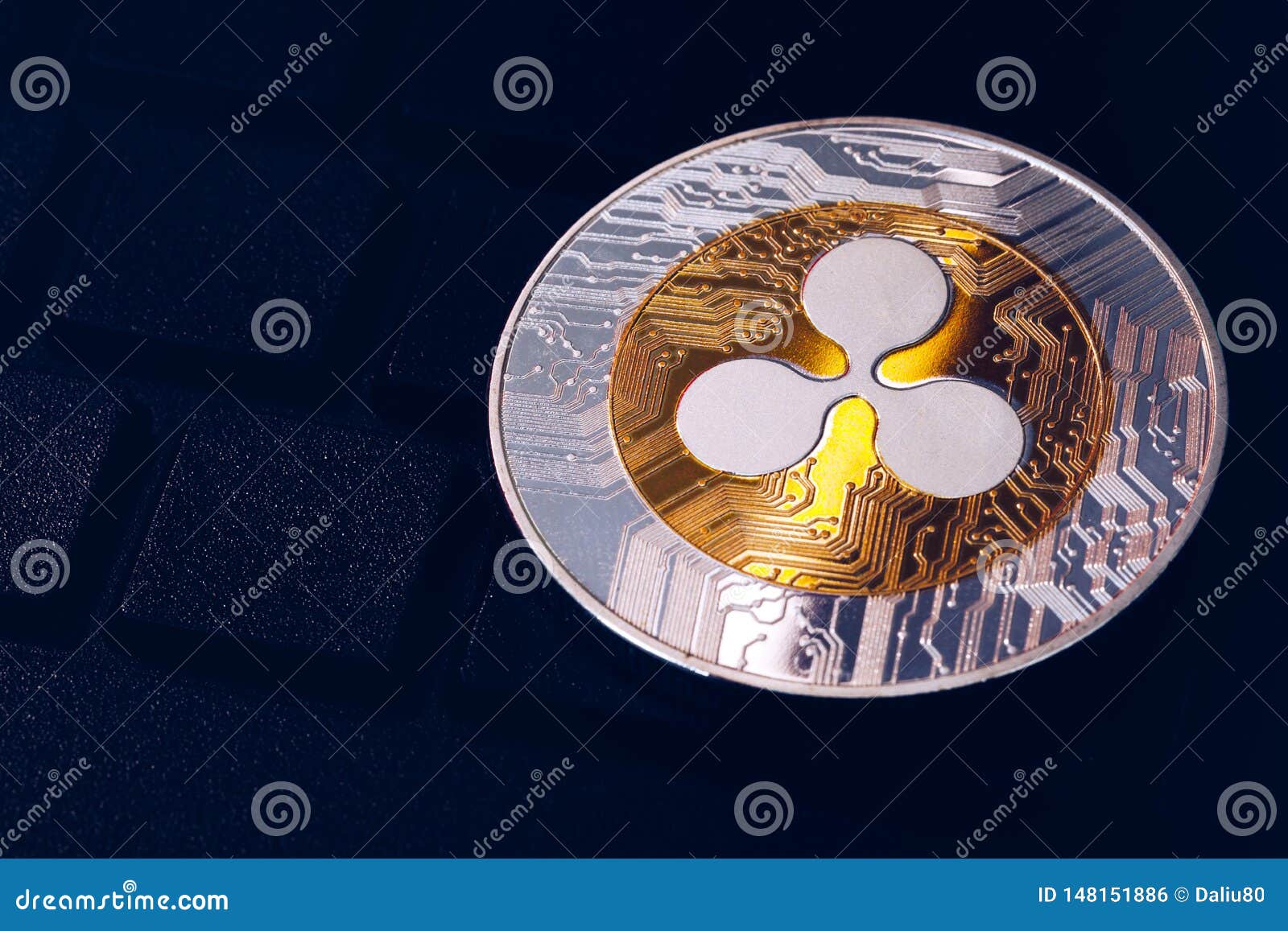 Ripple Cryptocurrency Crypto Currency. Silver Ripple Coin with Gold ... Ripple Cryptocurrency Crypto Currency. Silver Ripple Coin with Gold ...