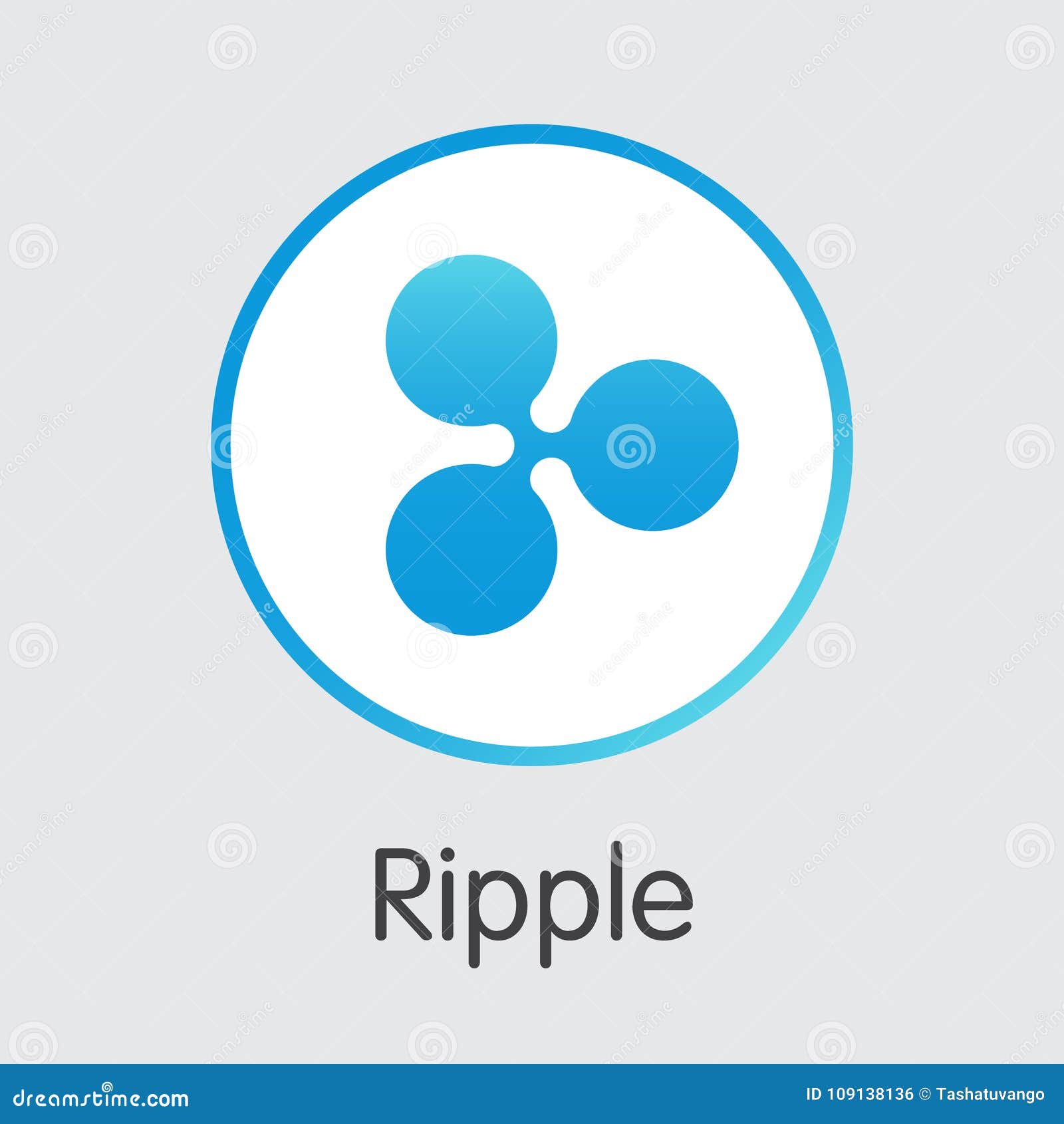 Ripple - Cryptocurrency Logo. Editorial Photo - Illustration of ...