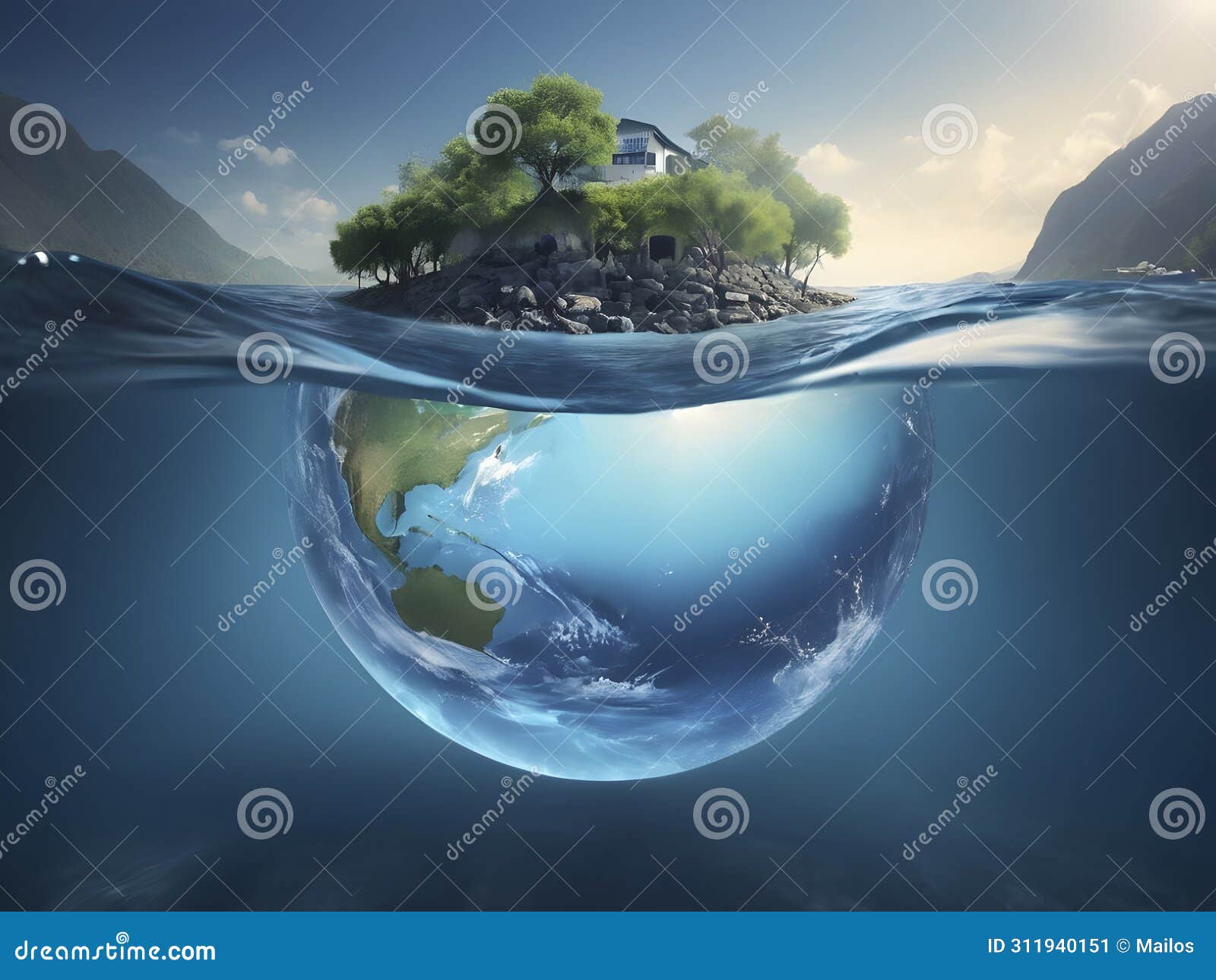 Ripple Effect. Celebrating World Water Day Stock Image - Image of ...