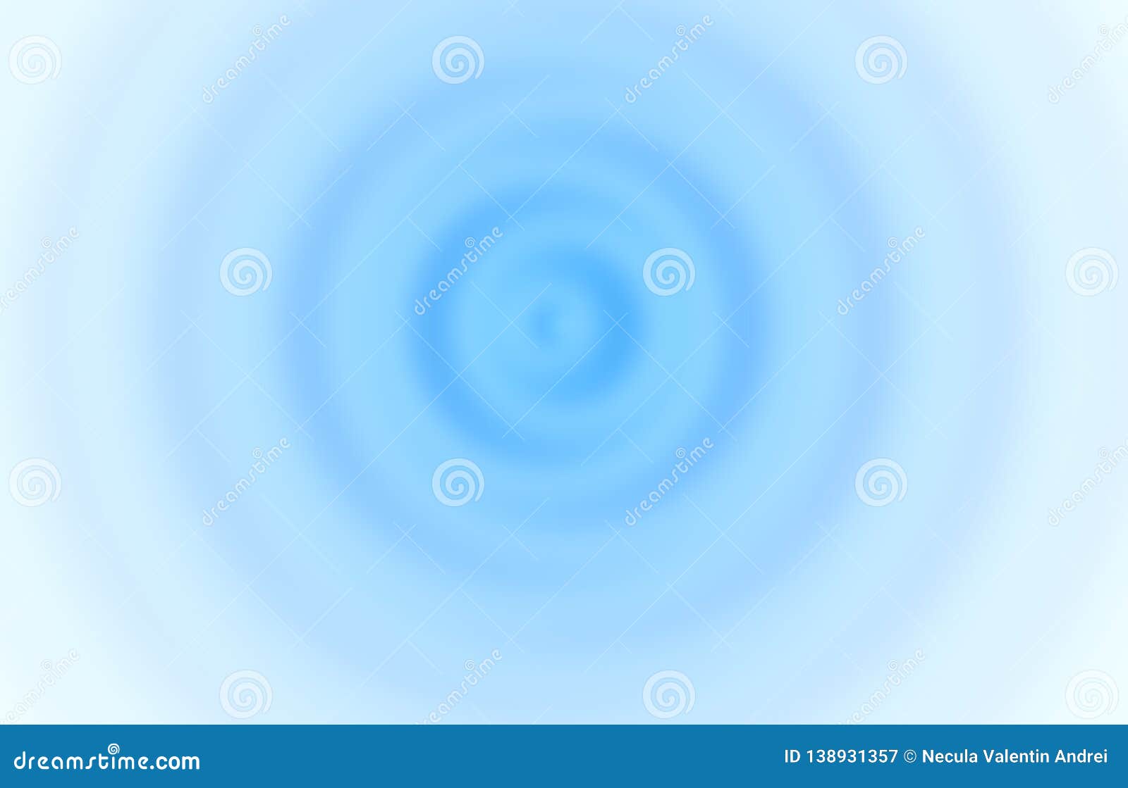 Ripple effect 3d render stock illustration. Illustration of blue ...