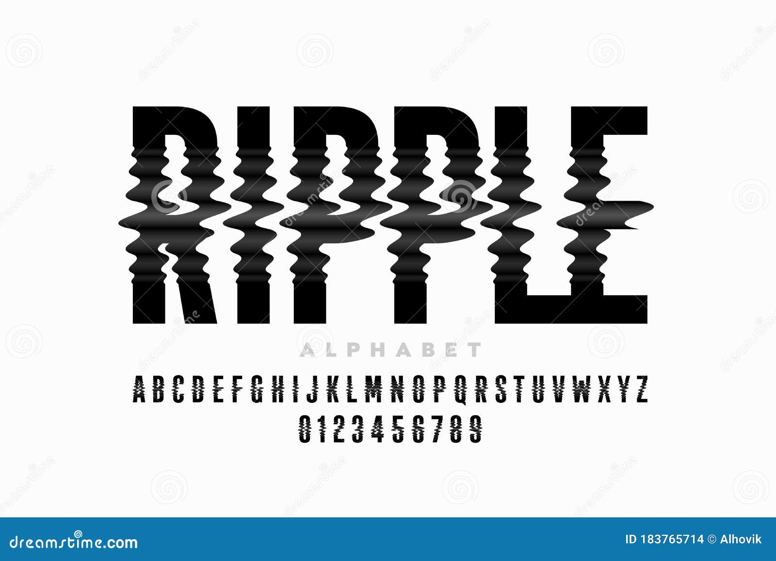 Ripple Effect Top View. Transparent Water Drop Rings. Circle Sound Wave ...