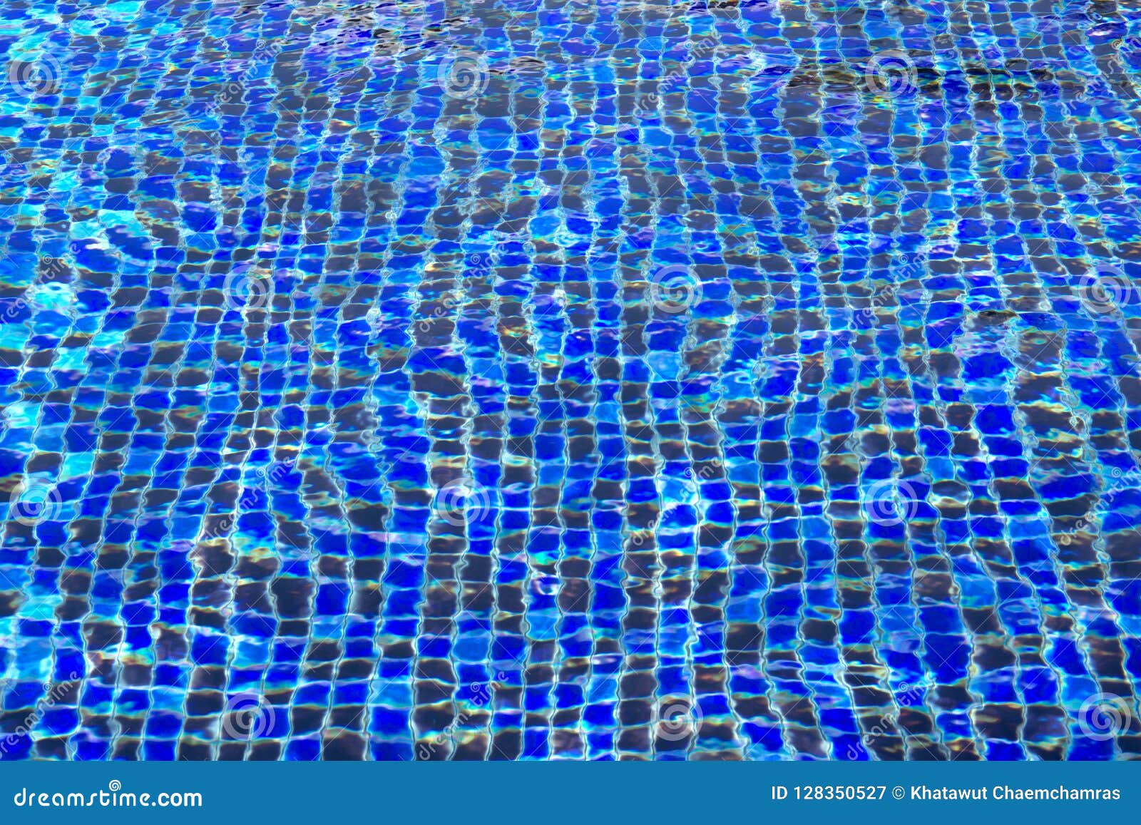 Ripple and Flow with Waves Swimming Pool Bottom Background Stock Image ...