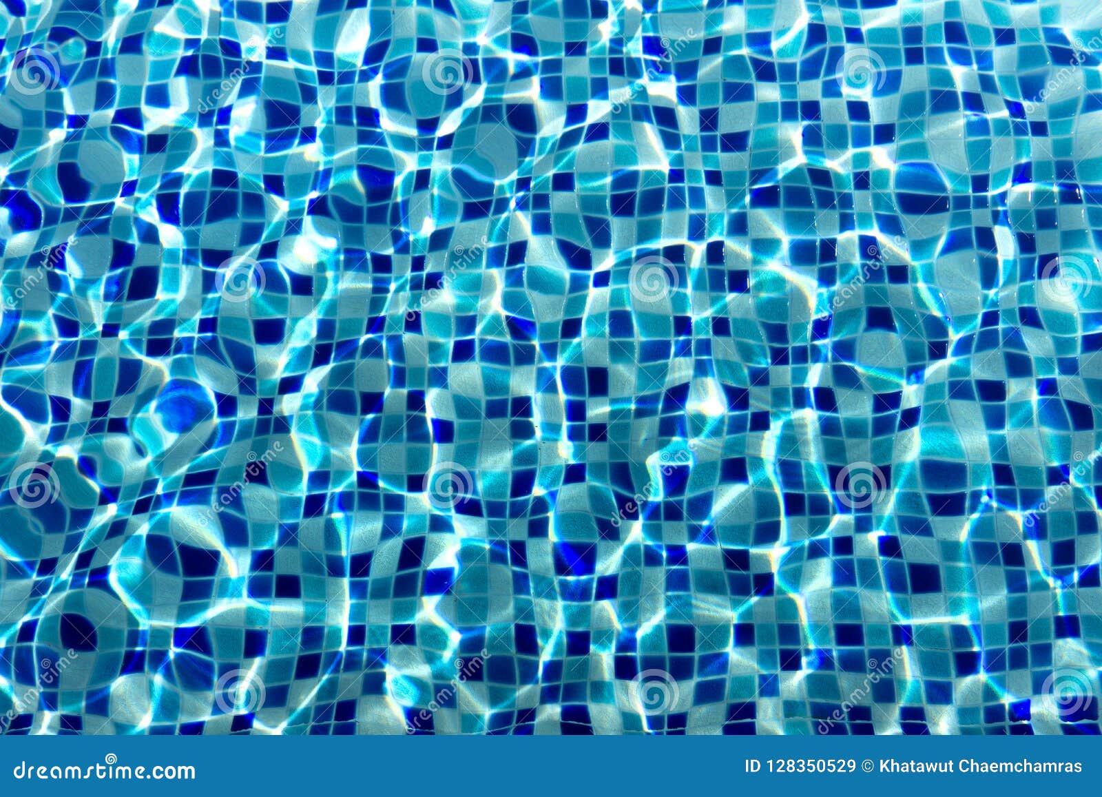 Ripple and Flow with Waves Swimming Pool Bottom Background Stock Image ...