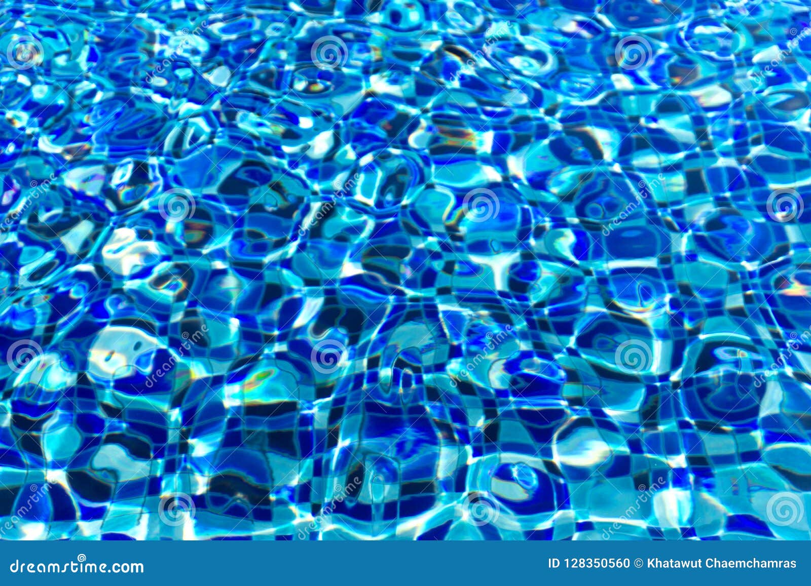 Ripple and Flow with Waves Swimming Pool Bottom Background Stock Photo ...