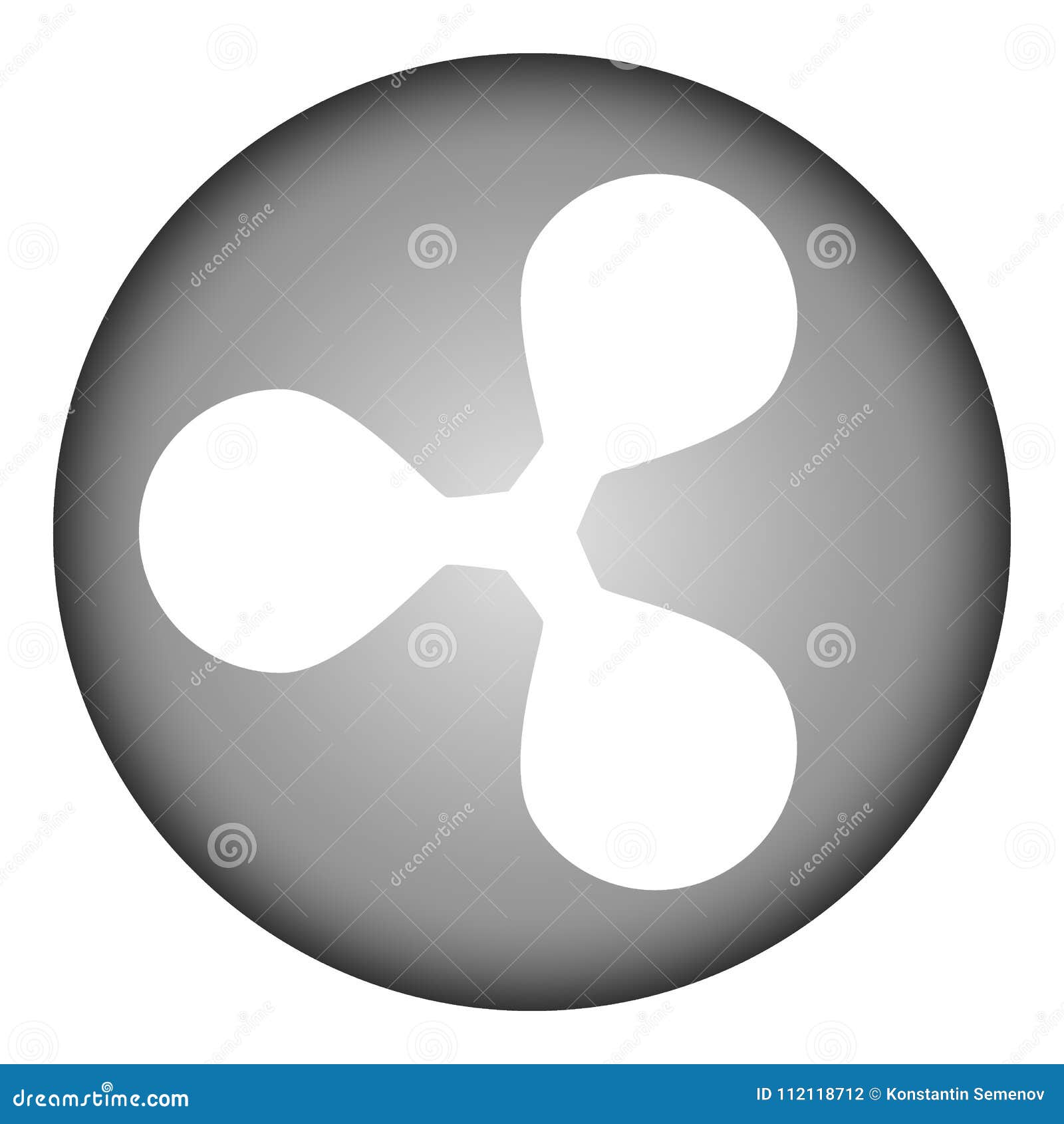 Ripple icon on white. stock illustration. Illustration of concept ...
