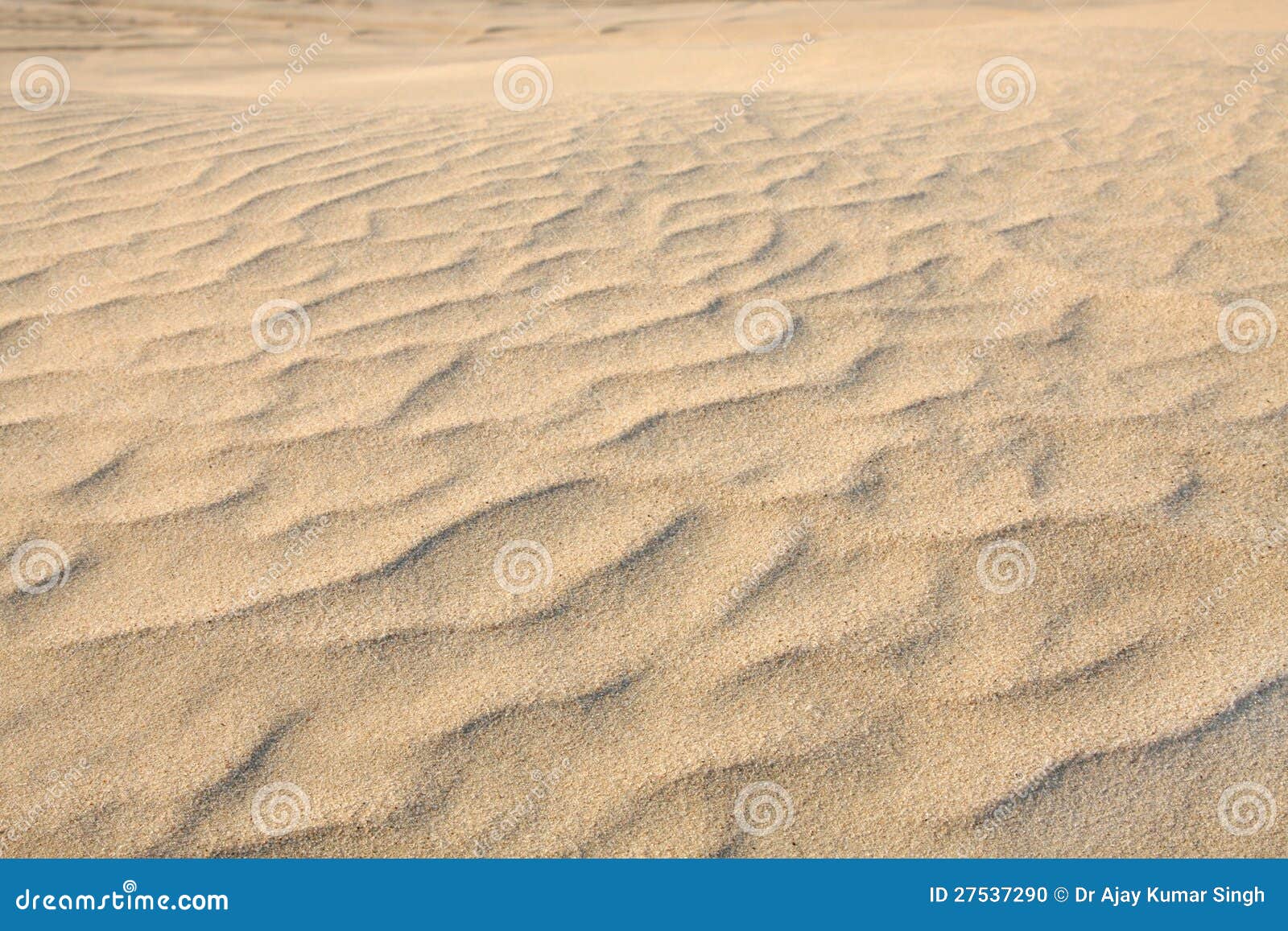 Ripple Marks Caused by Wind Action on Sand Dunes Stock Photo - Image of ...