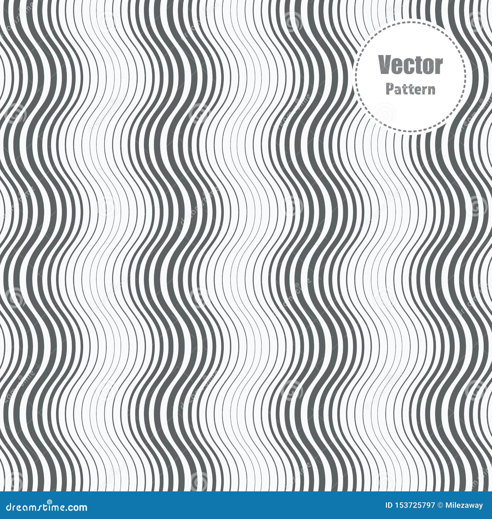 Ripple Pattern. Repeating Vector Texture. Wavy Graphic Background ...