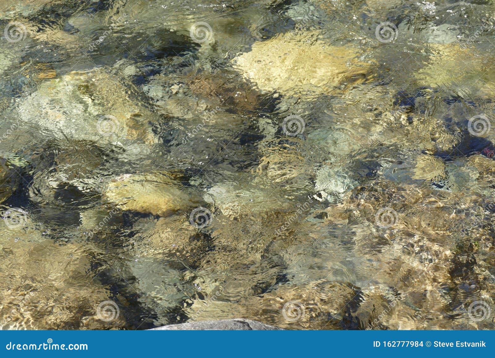 Ripple Patterns in Waters of Teanaway Creek Stock Photo - Image of ...