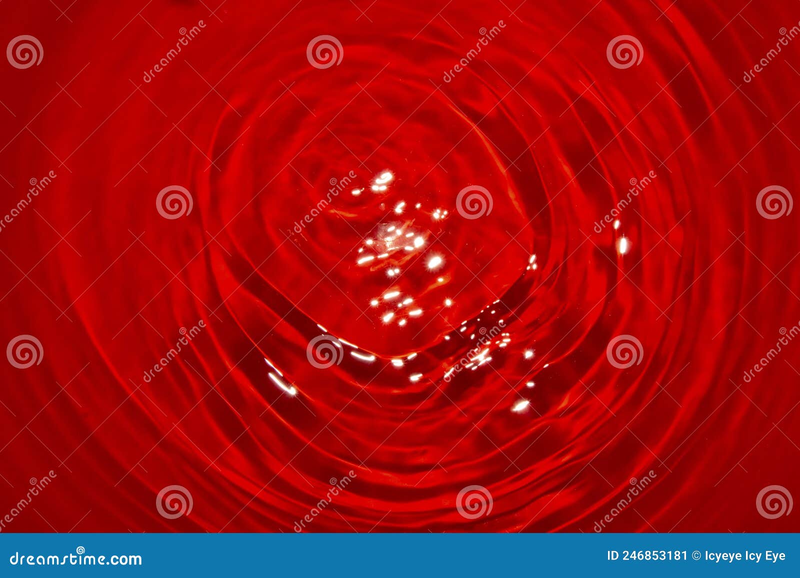 Ripple Red Water, Creative Summer Abstract Background Stock Image ...