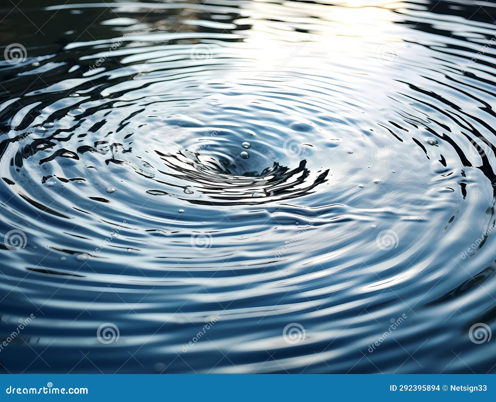 Ripple Ripples in Water stock illustration. Illustration of closeup ...