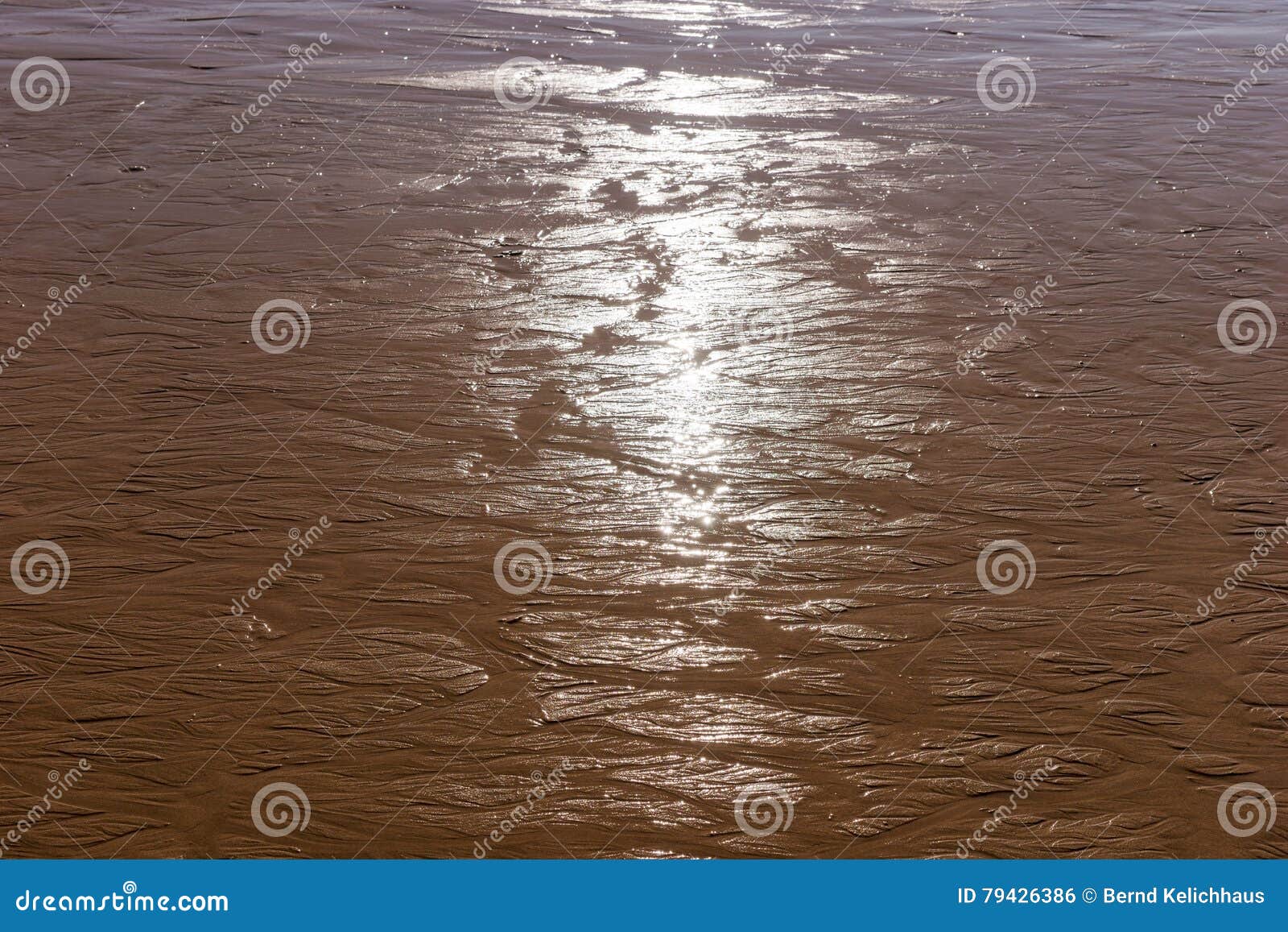 Ripple Textures in Sand on a Beach Stock Photo - Image of sunrise ...