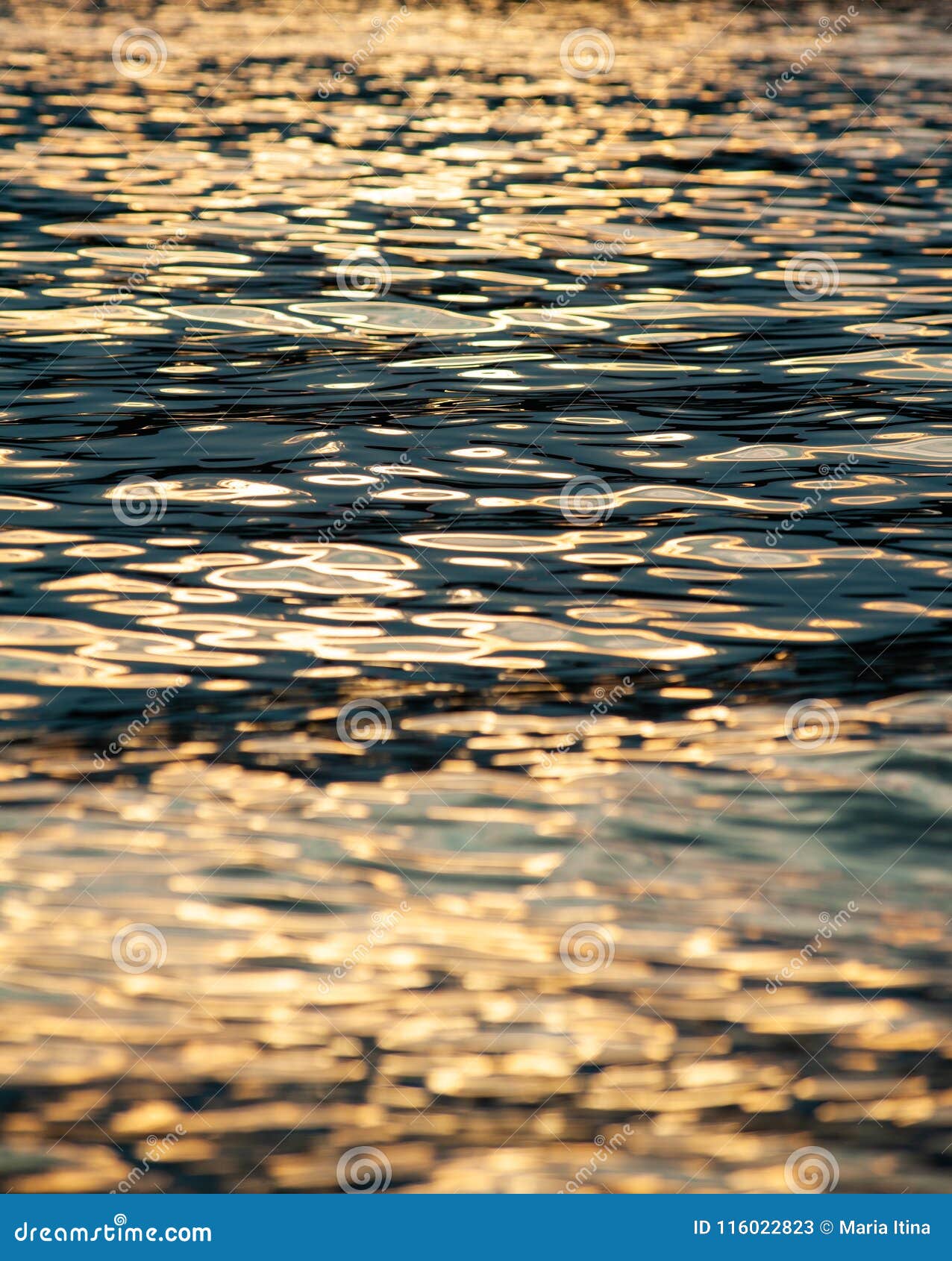 Ripple of water in sunset stock image. Image of summer - 116022823