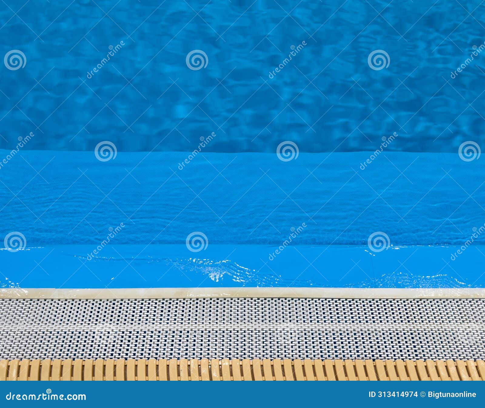 Ripple Water in Swimming Pool with Reflection. Background Shot of Pool ...