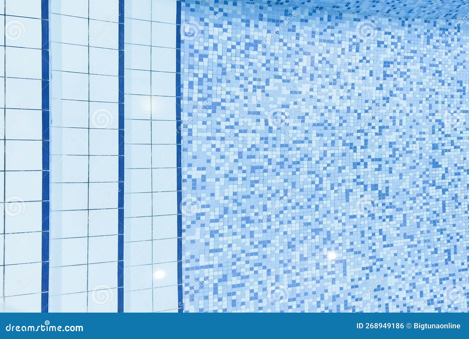 Ripple Water in Swimming Pool with Sun Reflection. Background Shot of ...