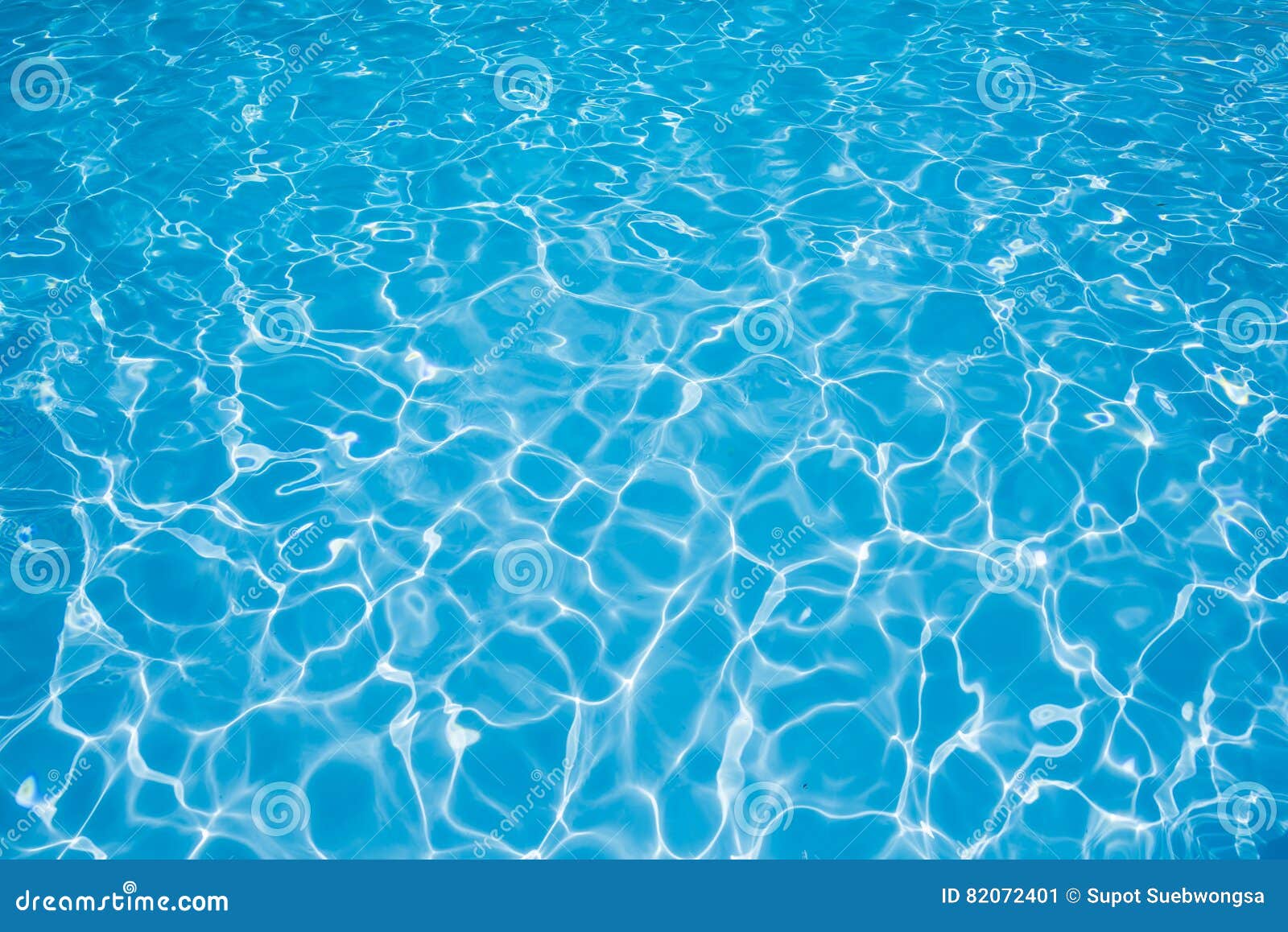 Ripple Water in Swimming Pool with Sun Reflection Stock Image - Image ...