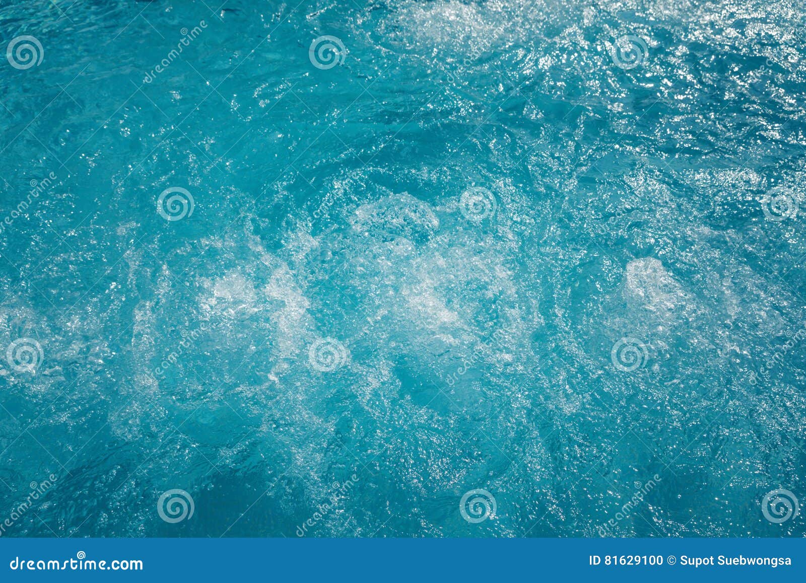 Ripple Water in Swimming Pool with Sun Reflection Stock Photo - Image ...