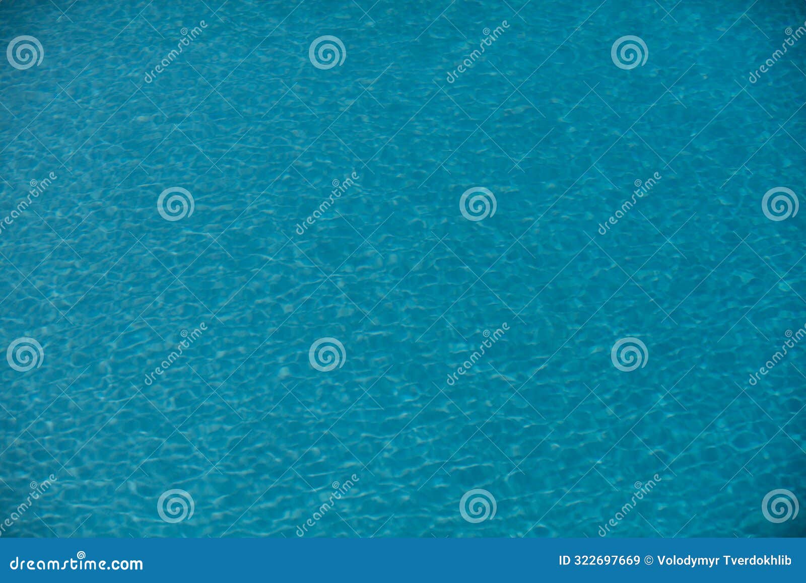 Ripple Water in Swimming Pool with Sun Reflection. Wavy Water ...
