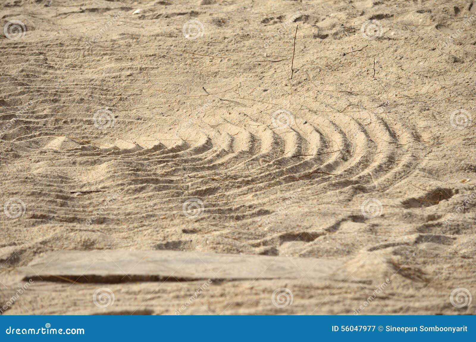 Ripple wave on the sand stock image. Image of ripple - 56047977