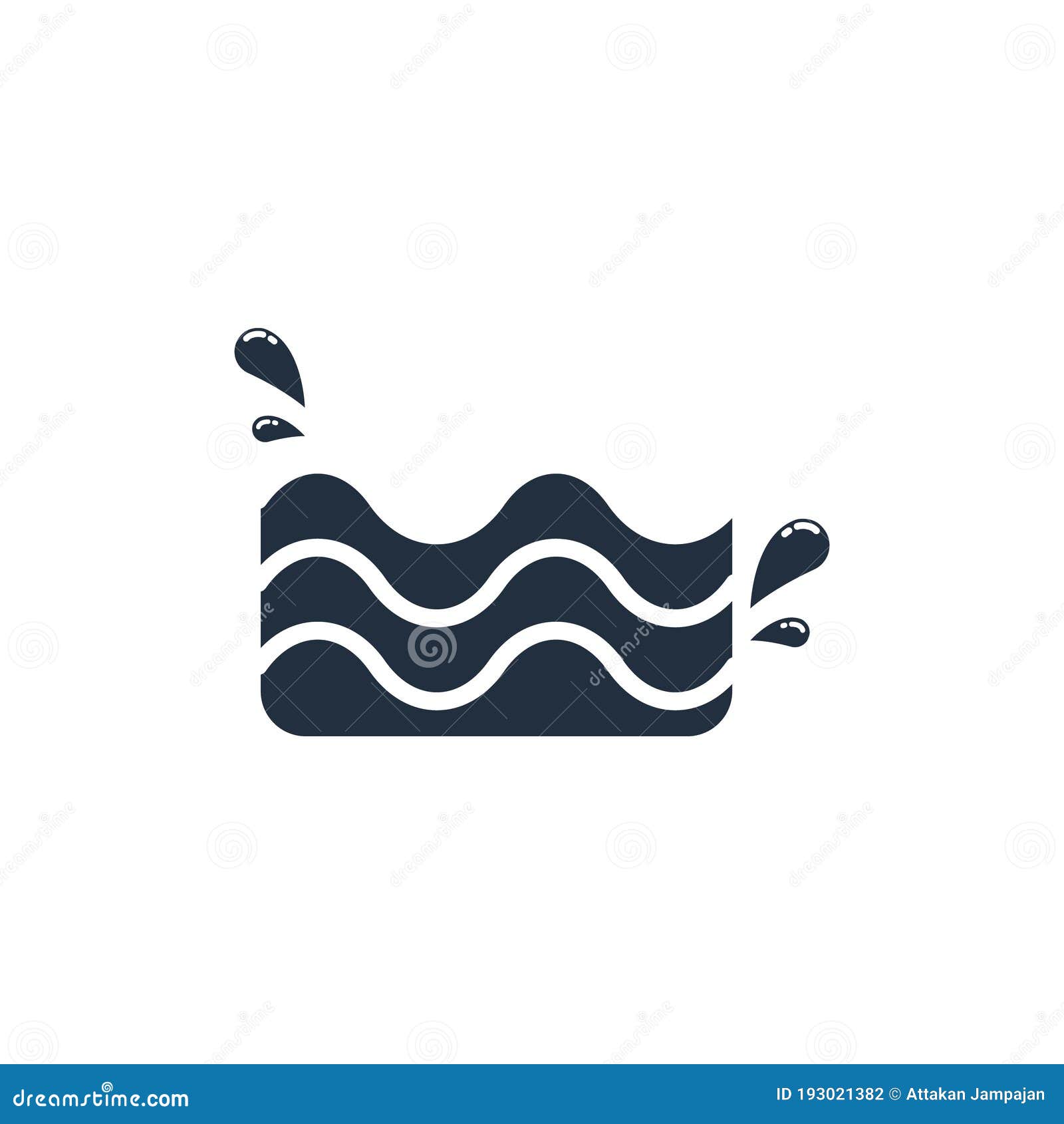 Ripple Waves Icon,Vector and Illustration Stock Vector - Illustration ...