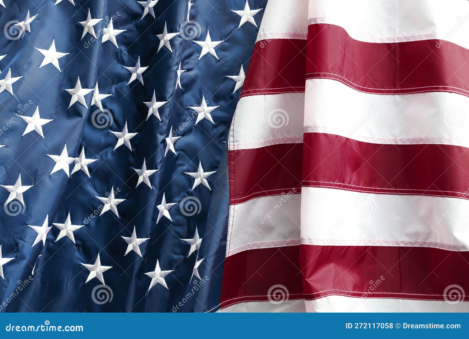 Rippled America flag stock photo. Image of dayquot, patriotism - 272117058