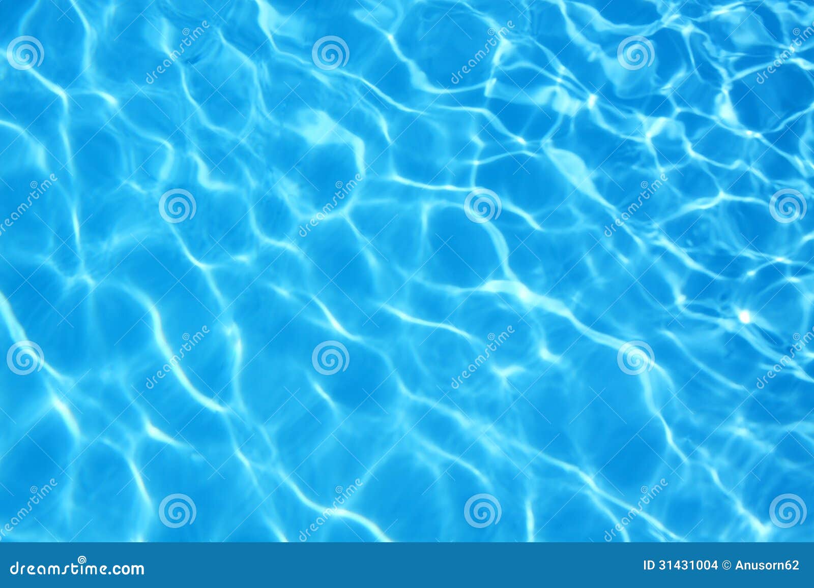 Rippled Pattern of Clean Water in Blue Swimming Pool Stock Photo ...