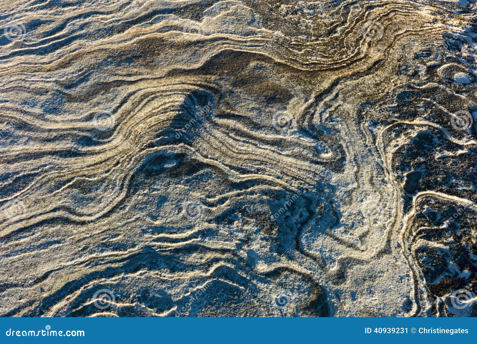 Rippled Rock beside the Sea Background Stock Image - Image of summer ...