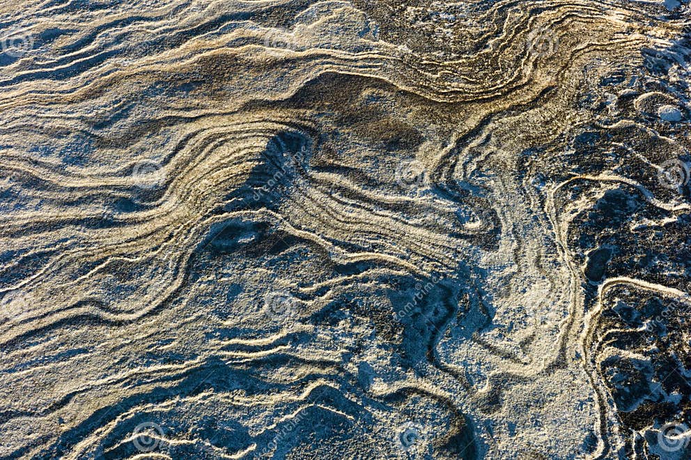 Rippled Rock beside the Sea Background Stock Image - Image of summer ...