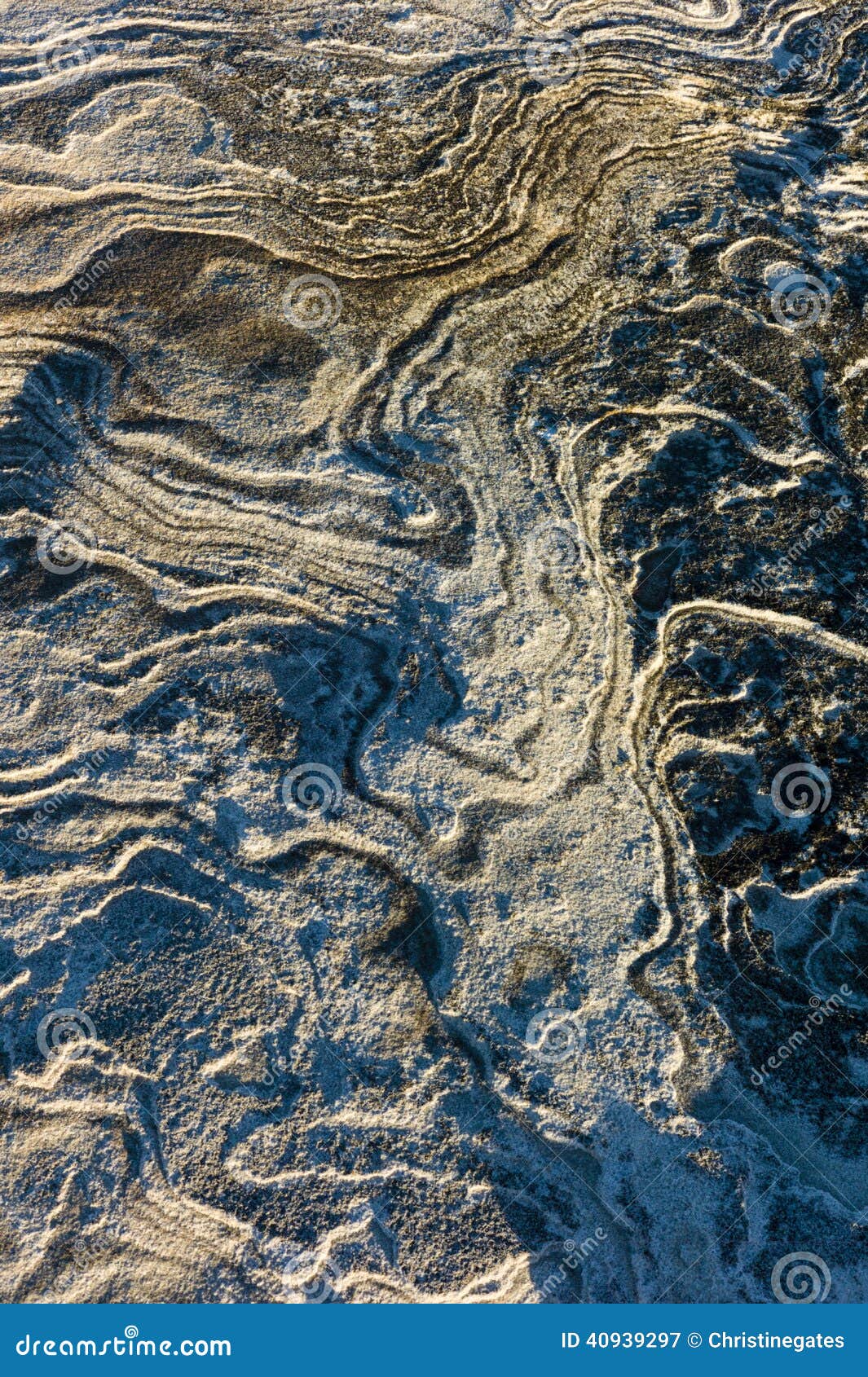 Rippled Rock beside the Sea Background Stock Image - Image of natural ...