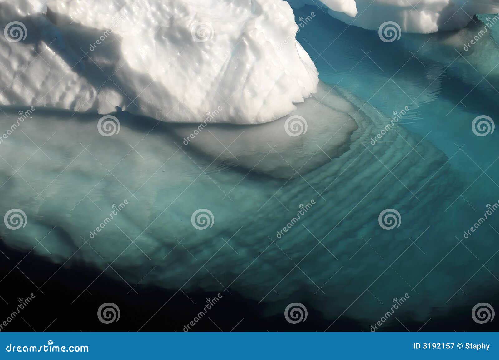 Rippled underwater ice stock image. Image of frost, ripple - 3192157