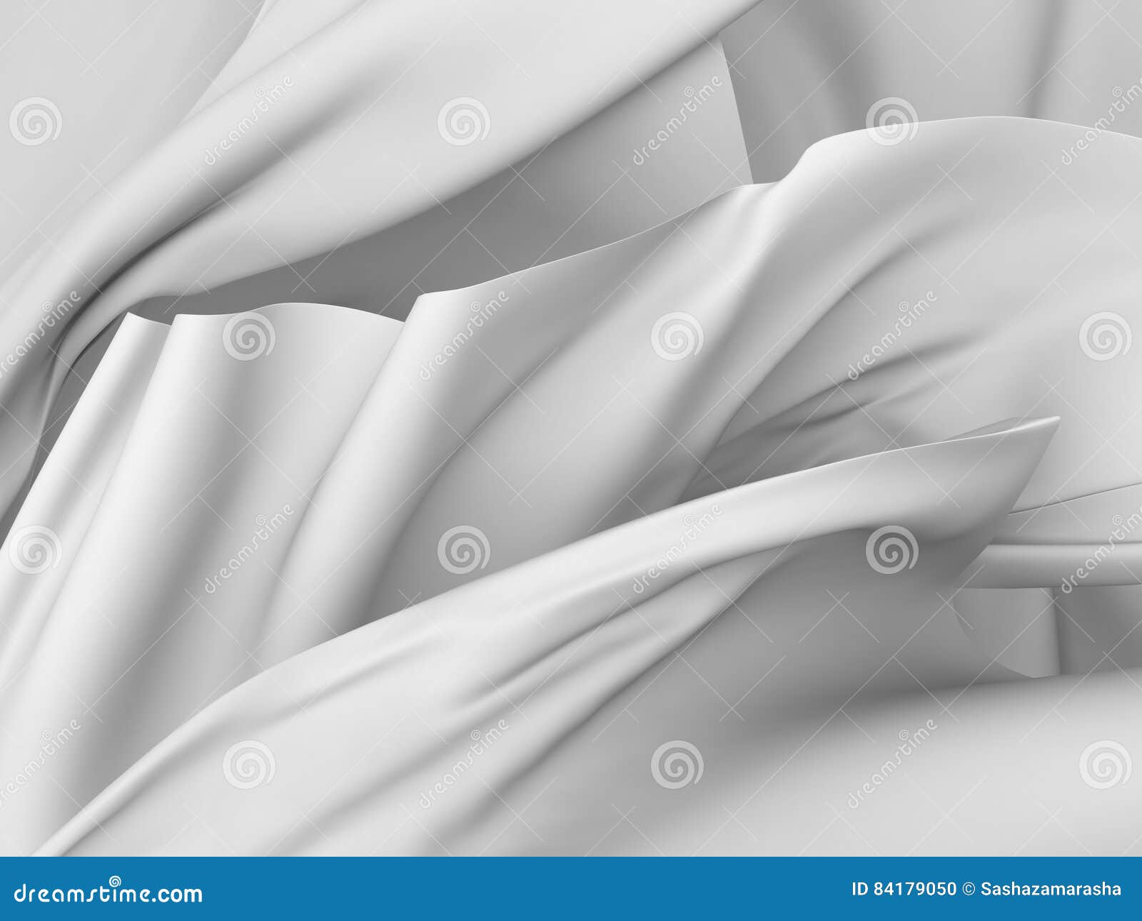 Rippled White Silk Fabric Cloth Waves Abstract Elegance Background ...