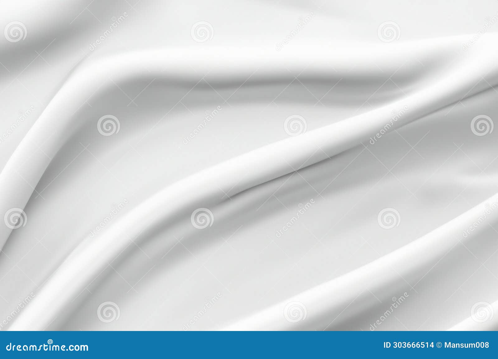 Rippled White Silk Fabric Satin Cloth Waves Glamour Background Stock ...