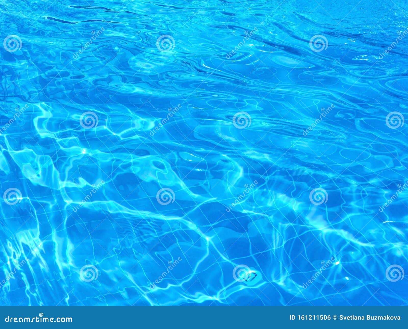 Ripples Appeared on the Surface of the Water in the Pool. the Pattern ...