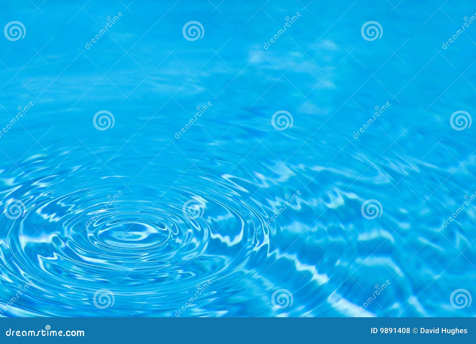 Ripples in a blue pool stock photo. Image of circle, ripple - 9891408
