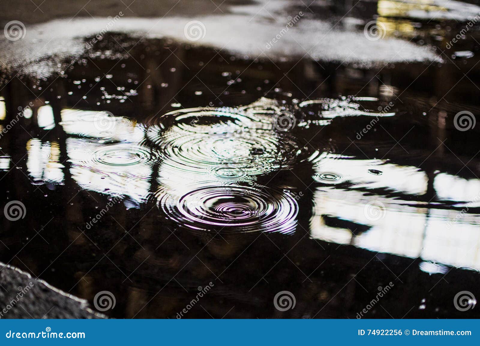 Ripples stock photo. Image of abstract, water, reflection - 74922256