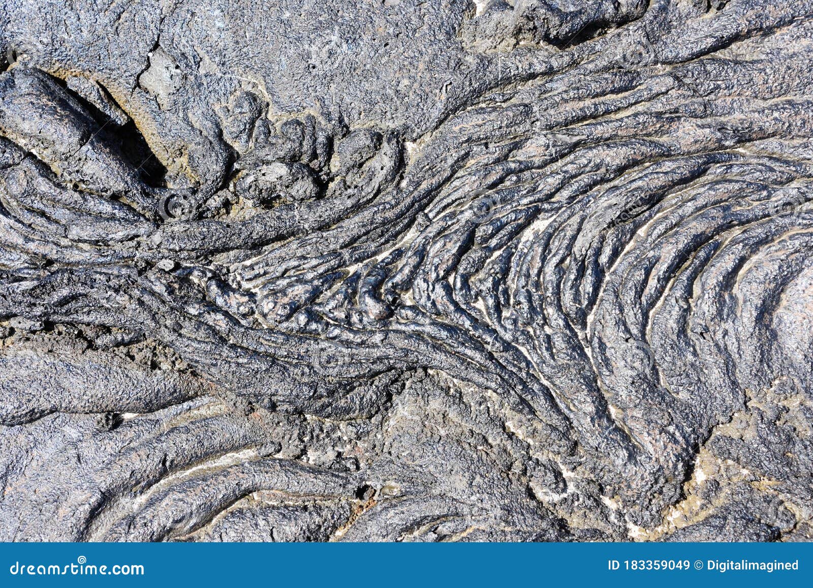 Ripples in Dry Lava Igneous Rock Stock Image - Image of closeup, rock ...