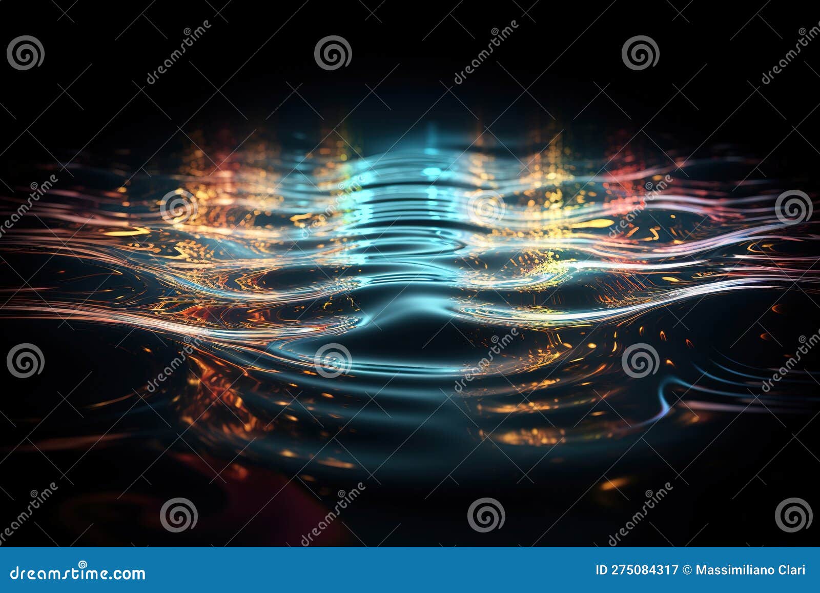 Ripples of Energy. Psychic Waves. Medium Distorting the Air Stock ...