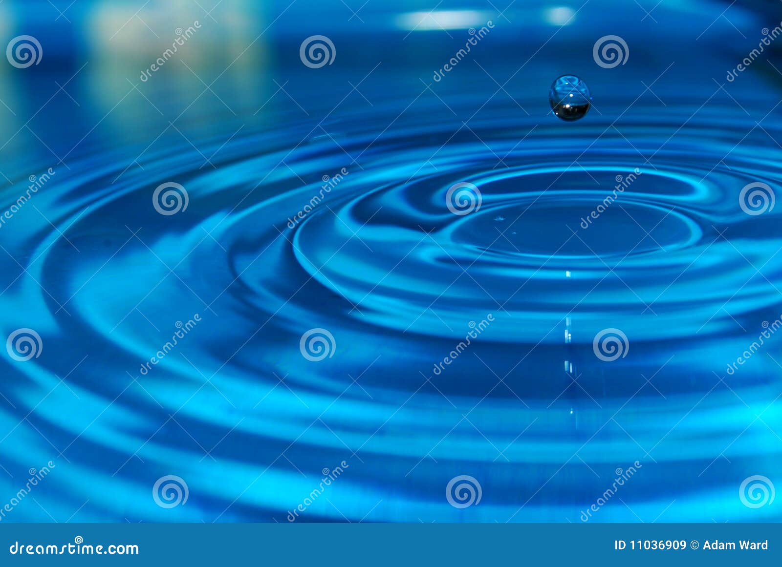 Ripples in Light Blue Water Stock Image - Image of backdrop, cold: 11036909