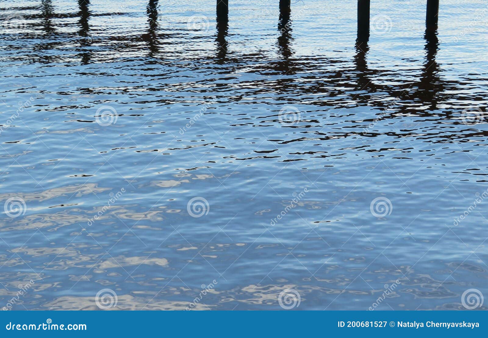 Ripples on Light Blue Water Surface Stock Image - Image of background ...