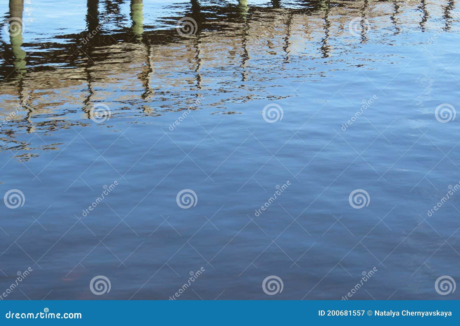 Ripples on Light Blue Water Surface Stock Image - Image of calm ...