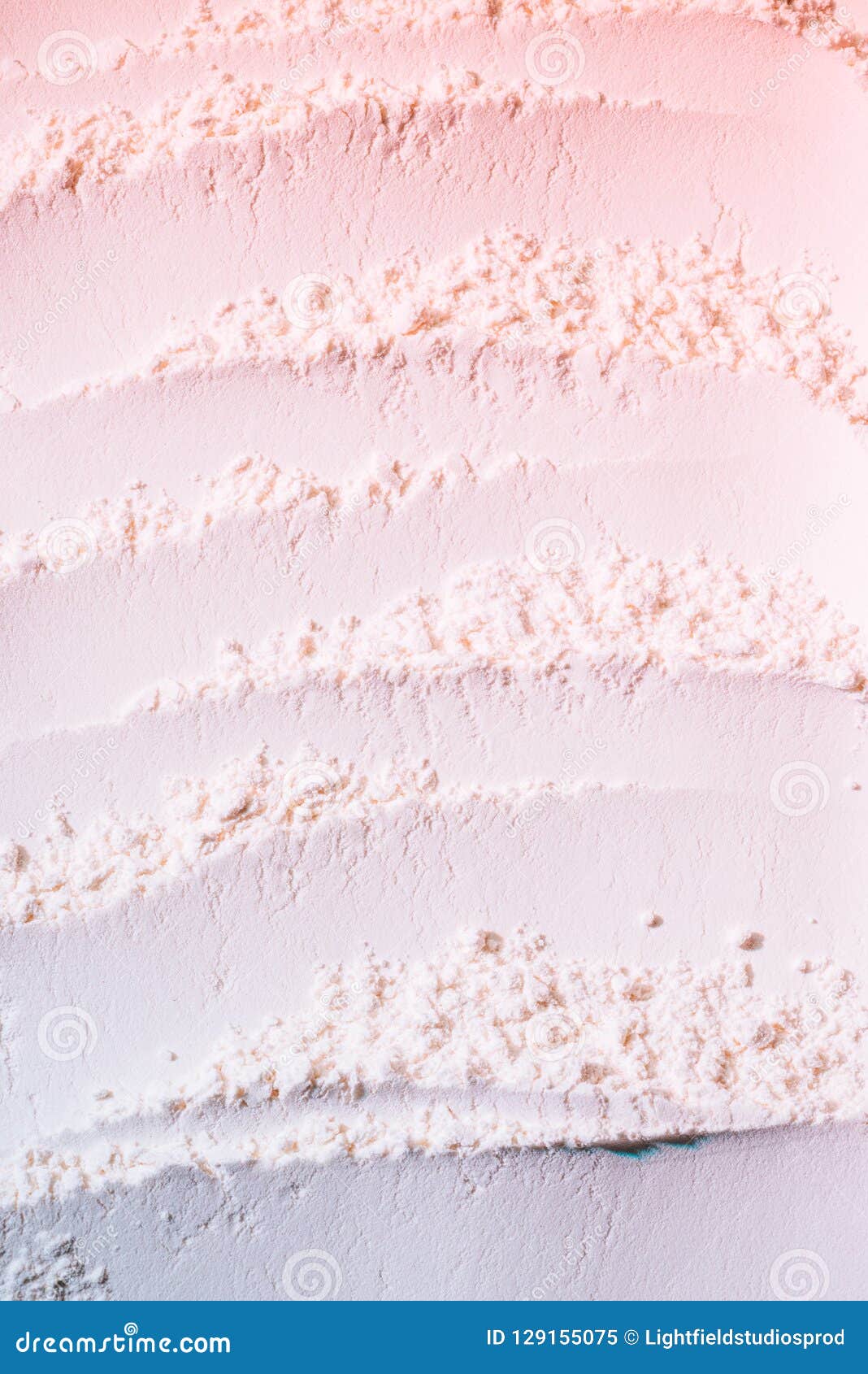 Ripples on Light Pink Flour Texture Stock Image - Image of ripples ...