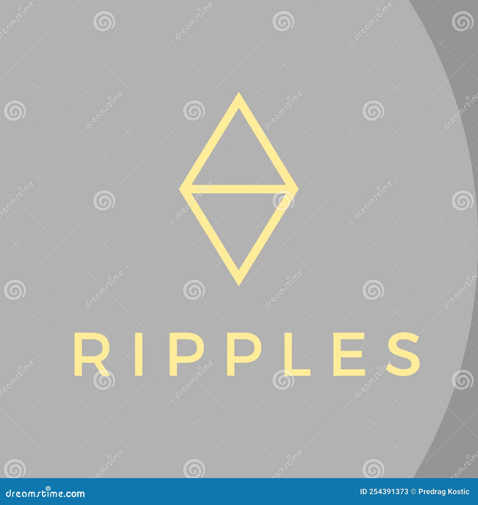 Ripples logo design stock illustration. Illustration of document ...