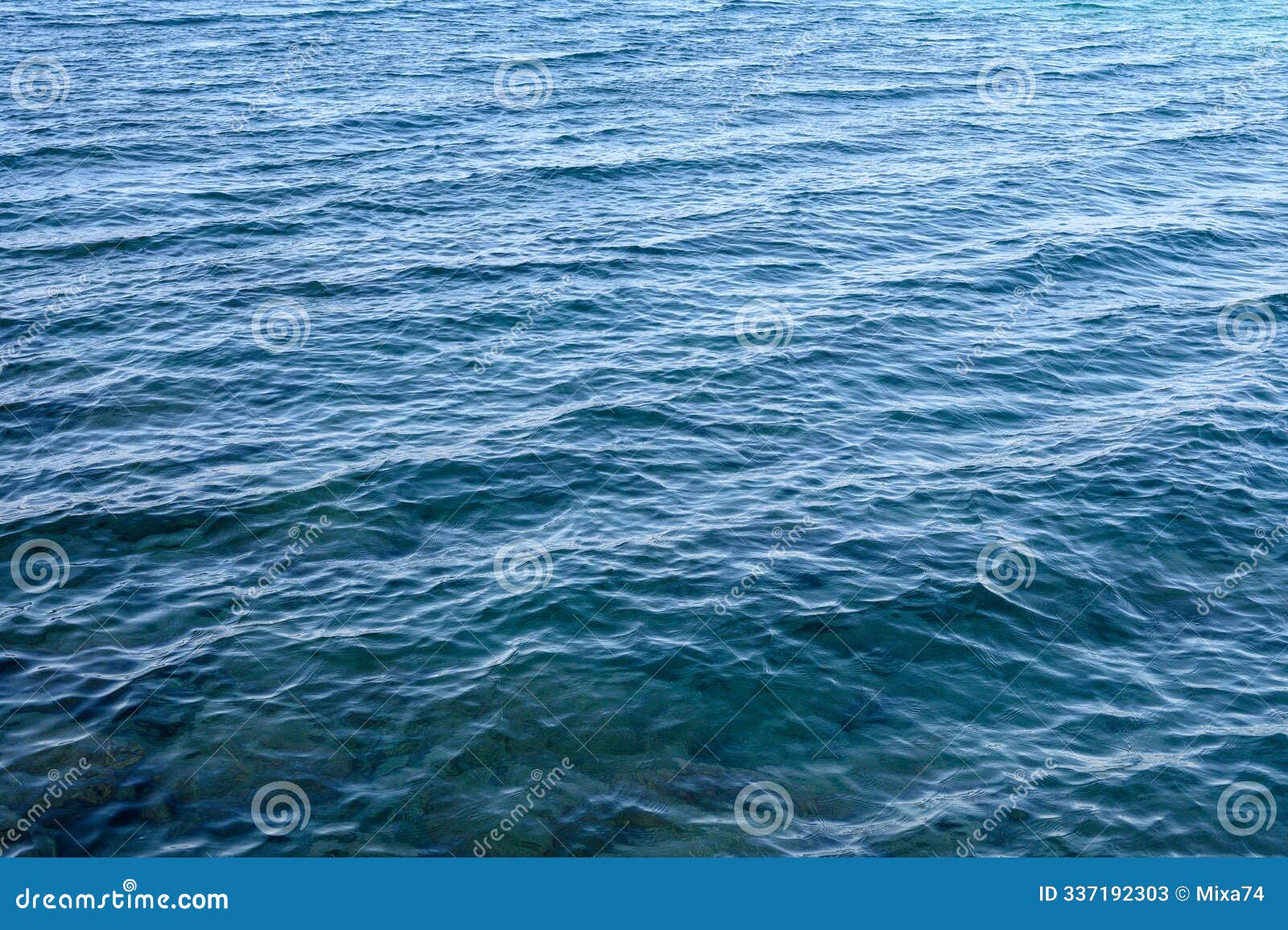 Rippled Surface of Seawater, Full Frame Stock Image - Image of ...