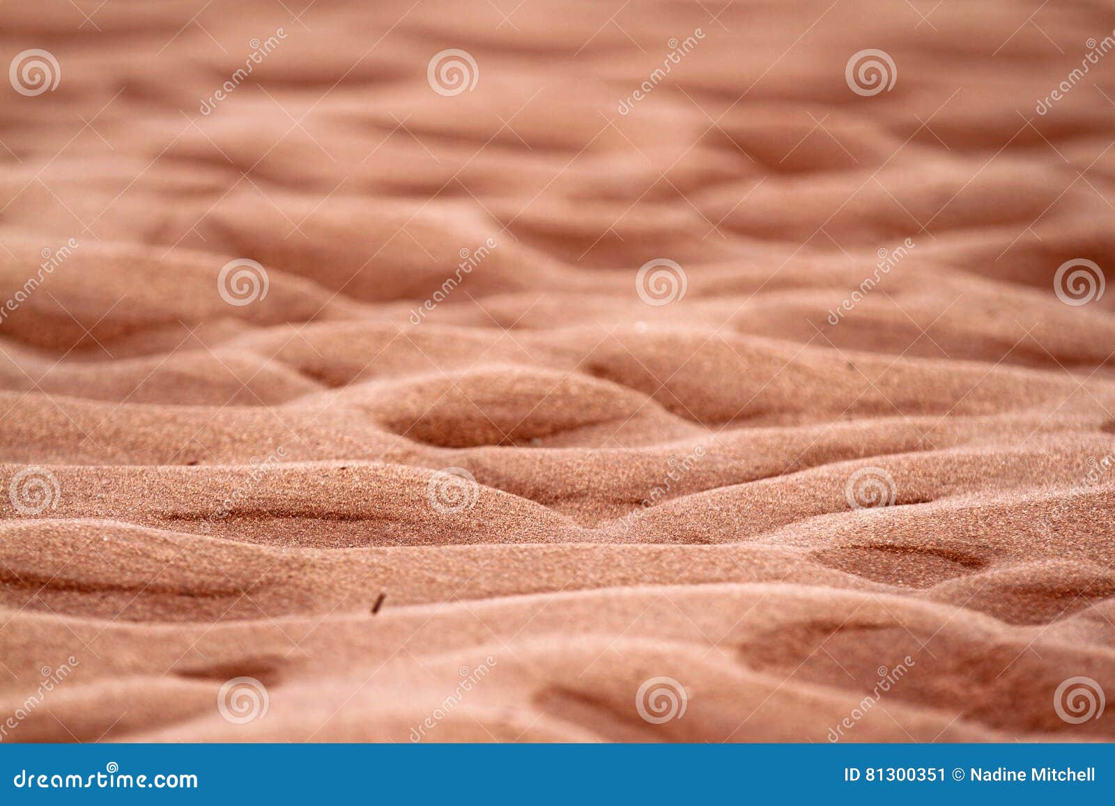 Ripples in red beach sand stock image. Image of landscape - 81300351